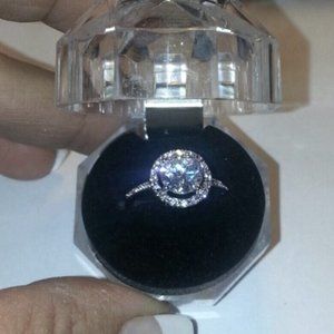 QVC | Jewelry | Gorgeous Vintage Inspired Qvc Diamonique Halo ...